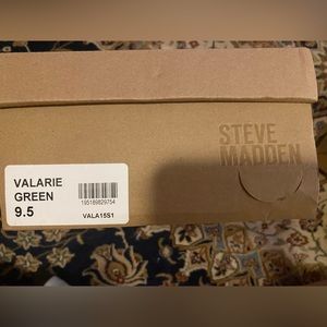 Steve Madden | Shoes | Steve Madden Valarie Green With Gold Gems High ...